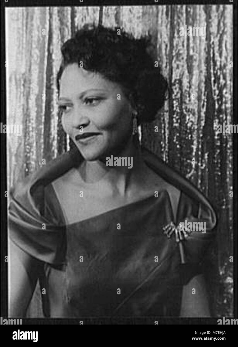 A portrait of Maidie Norman, an African American actress known for her ...