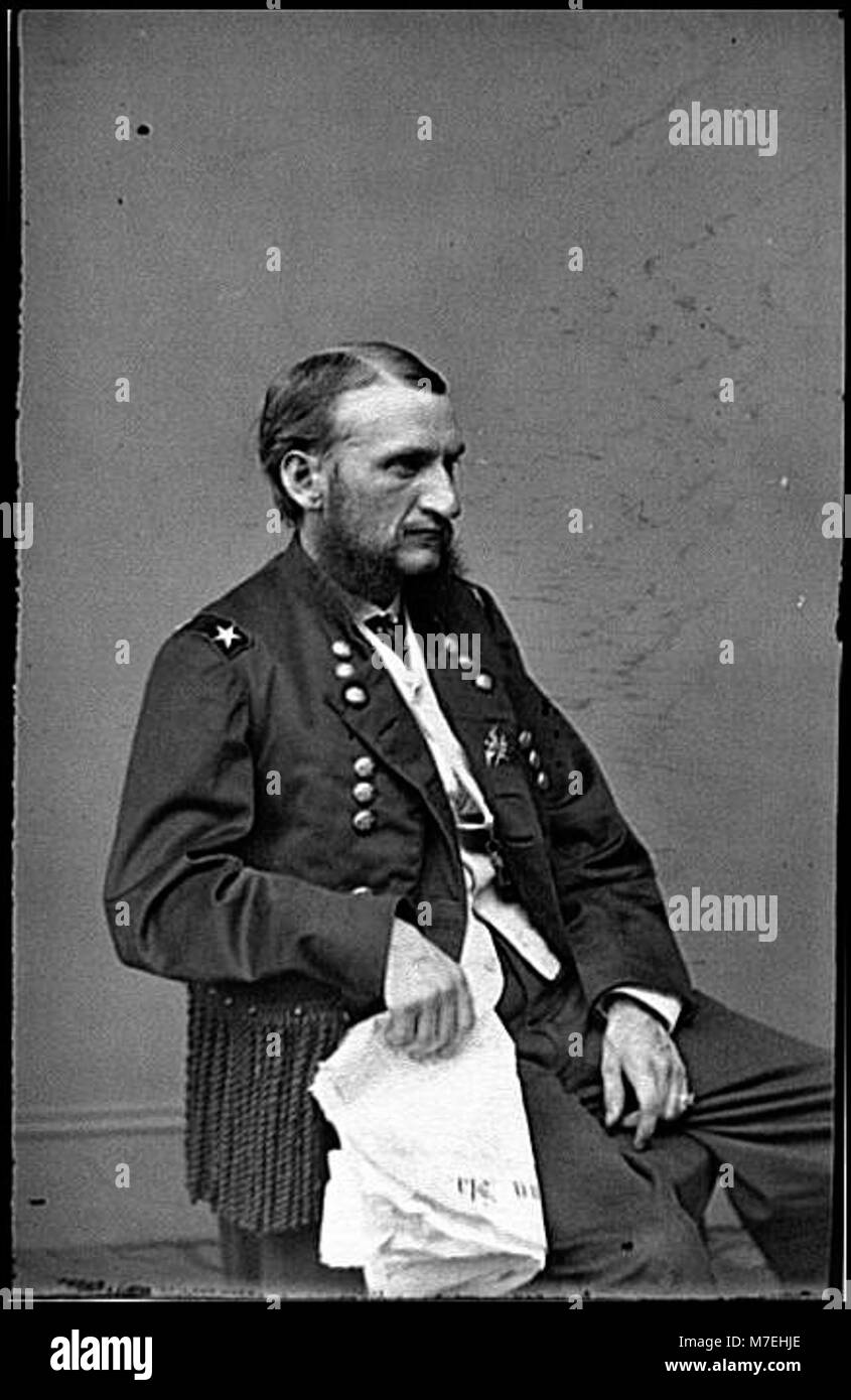 This portrait depicts Major General Judson Kilpatrick, a prominent ...