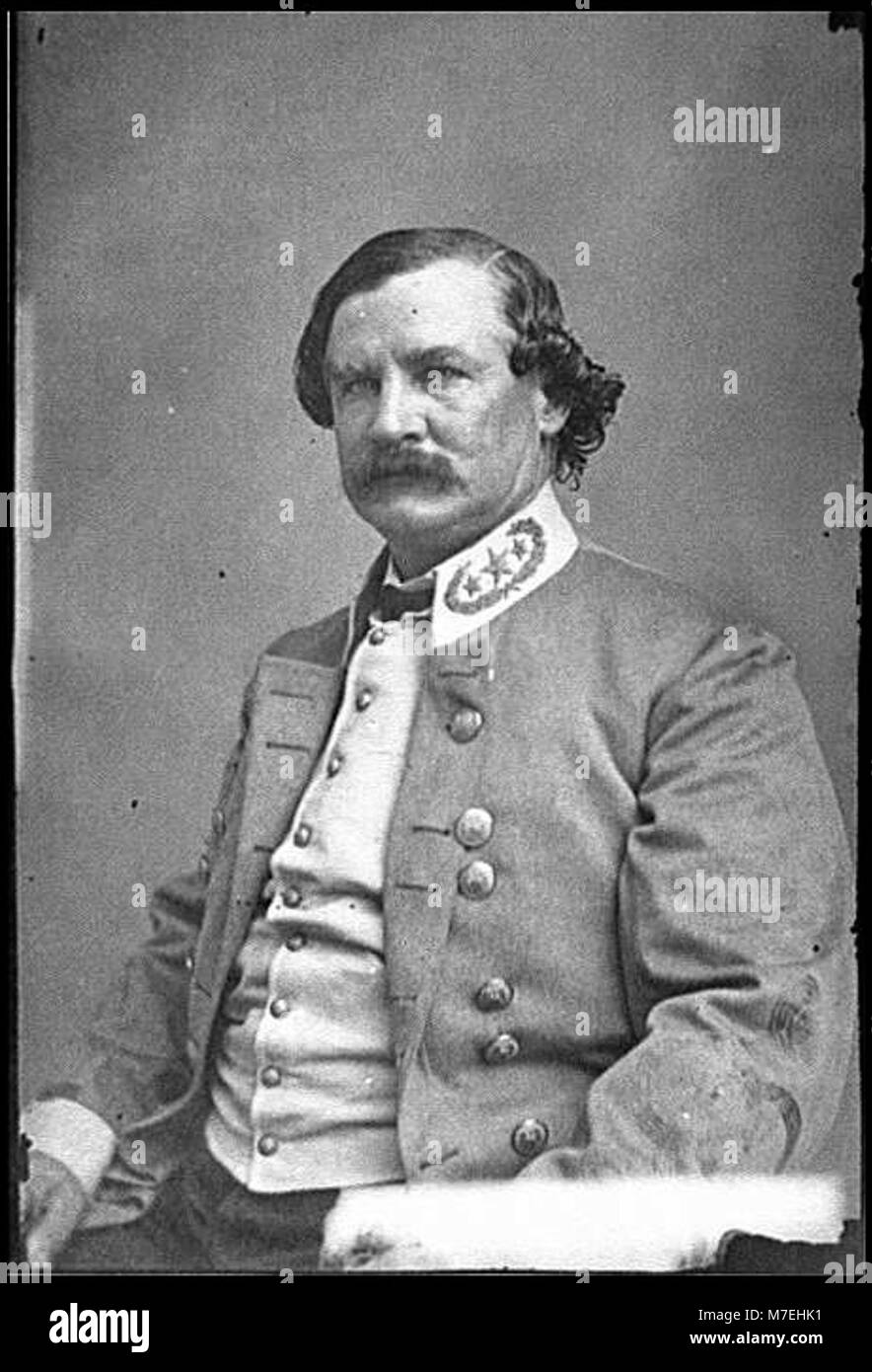 Portrait of Major General Benjamin F. Cheatham, a prominent Confederate ...