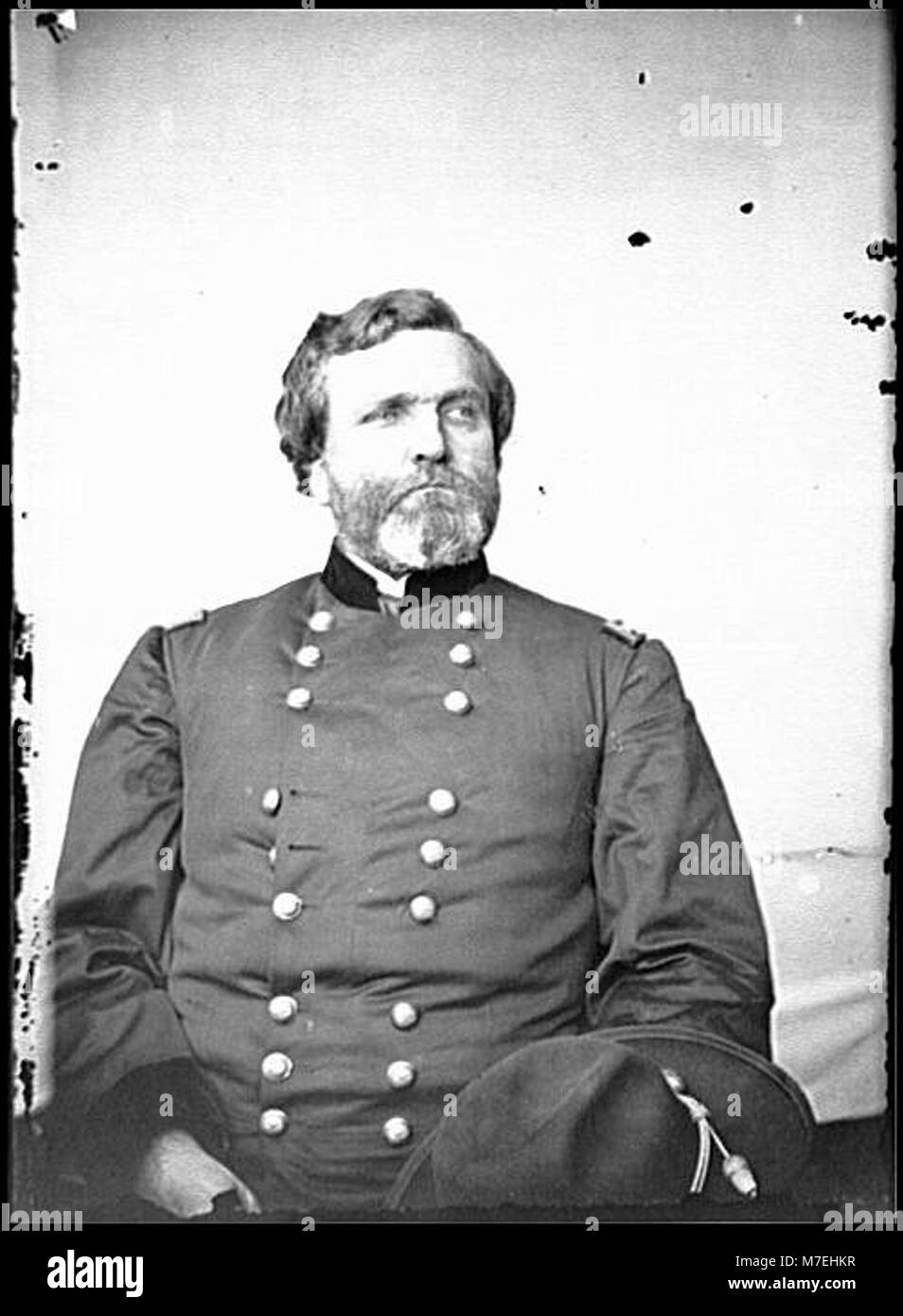 A portrait of Major General George H. Thomas, a prominent officer in ...