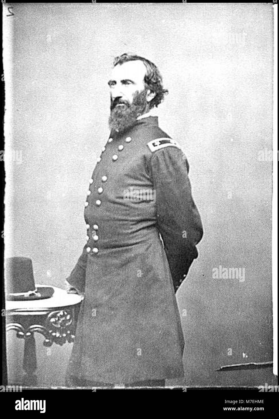 A portrait of Major General John A. McClernand, a notable officer in ...