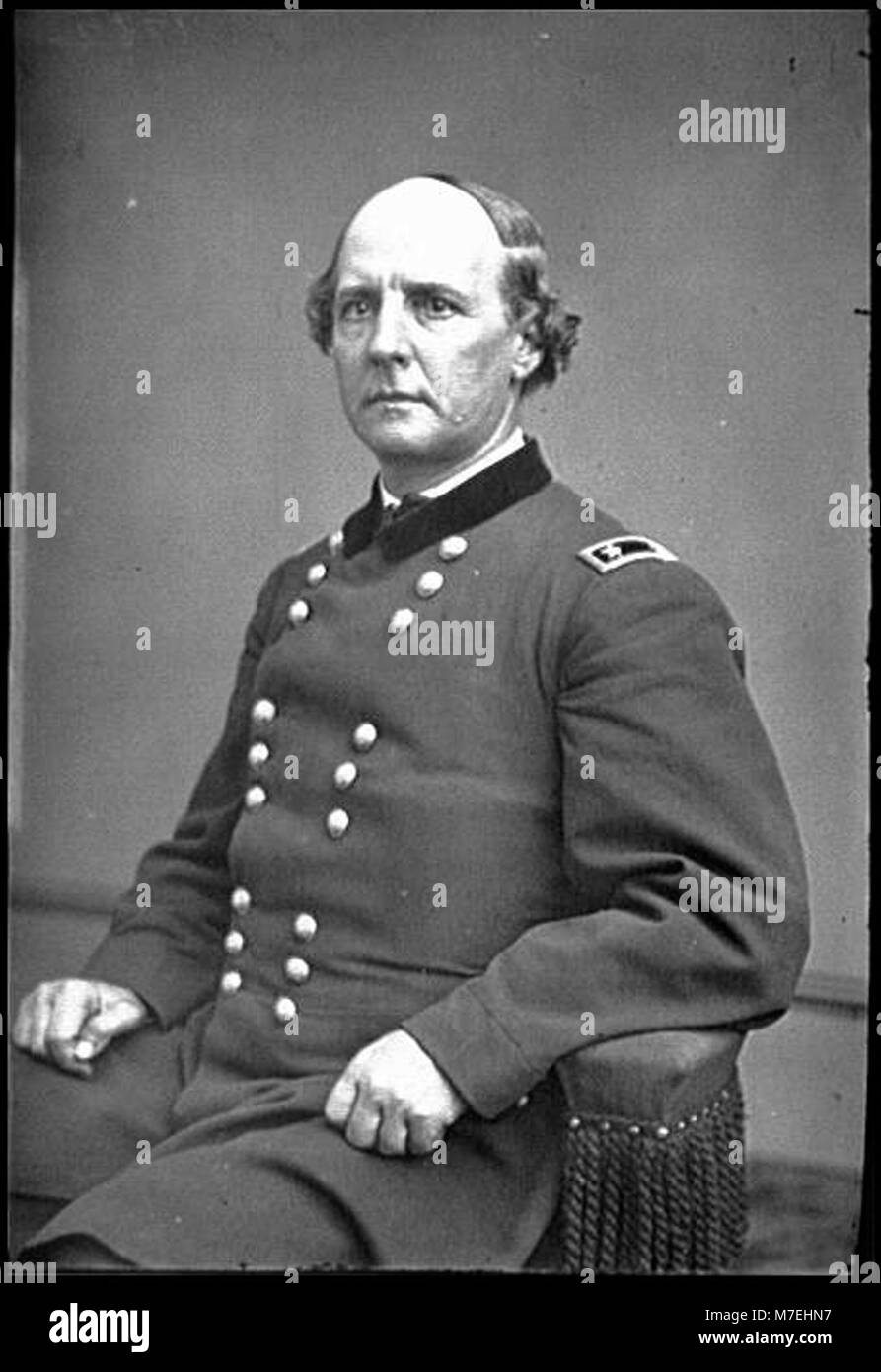 A portrait of Major General Stephen A. Hurlbut, a Union officer in the ...