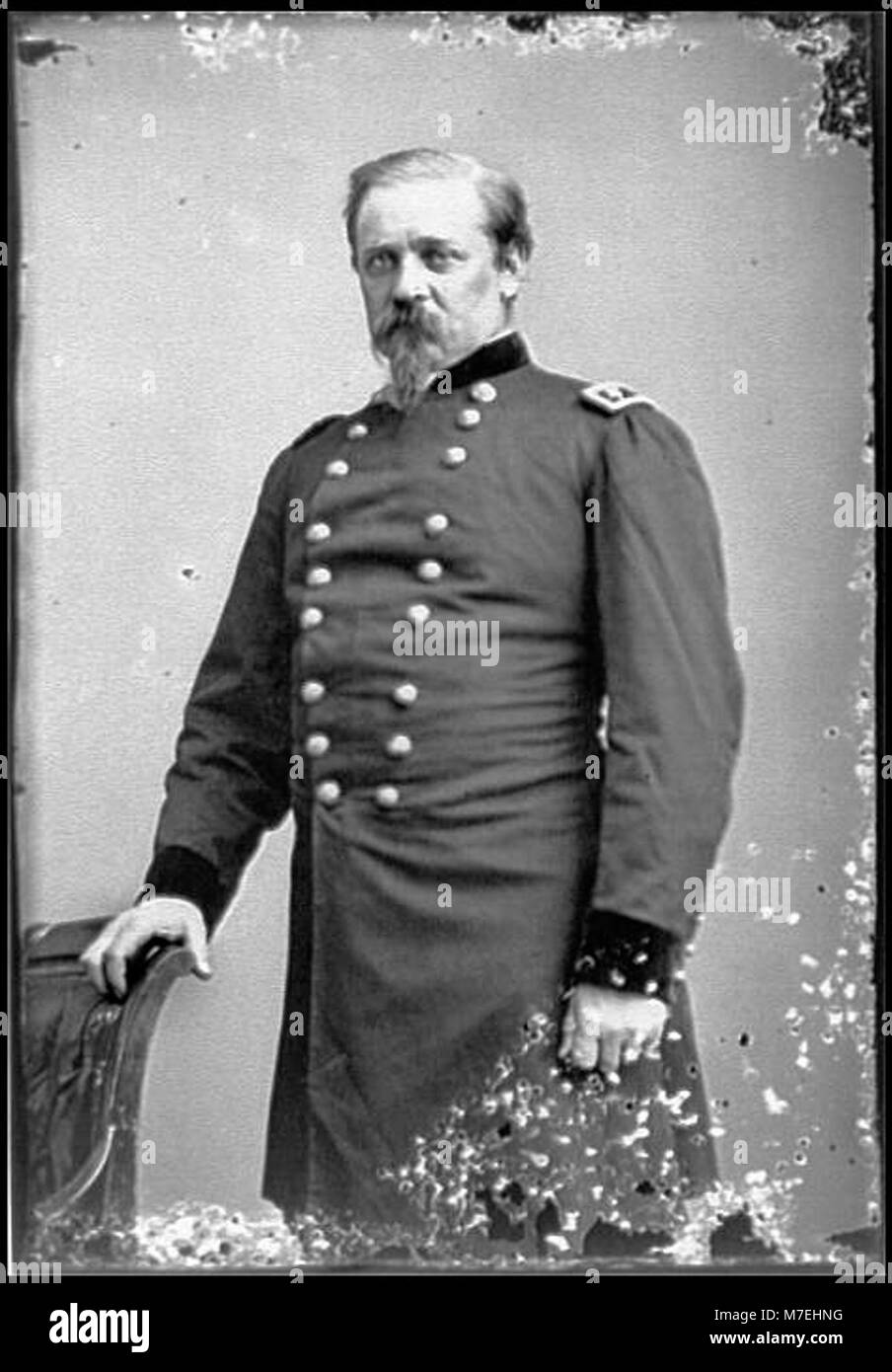 This portrait depicts Major General William F. Smith, a notable officer ...
