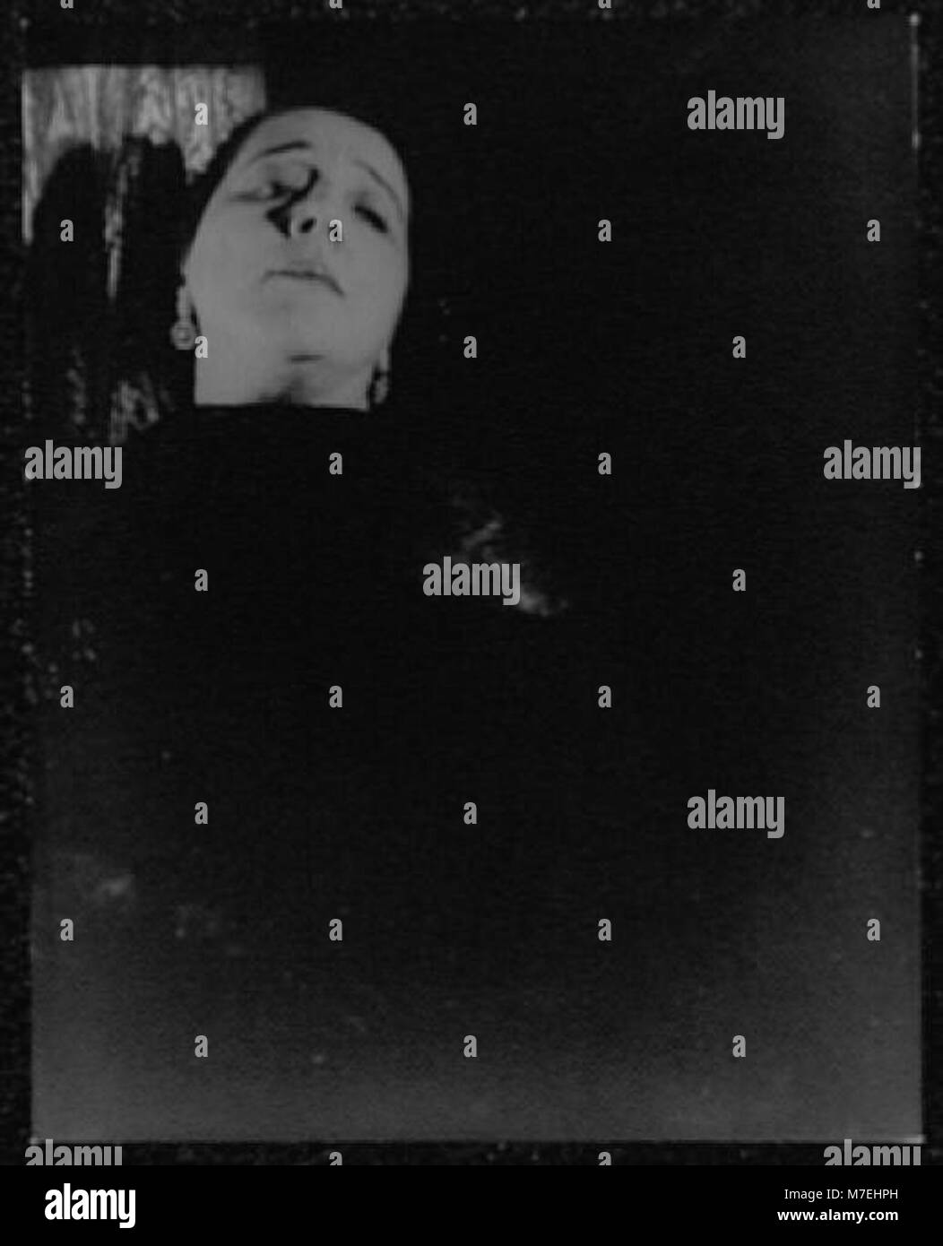 This portrait depicts Marguerite D'Alvarez, a famous opera singer. The ...