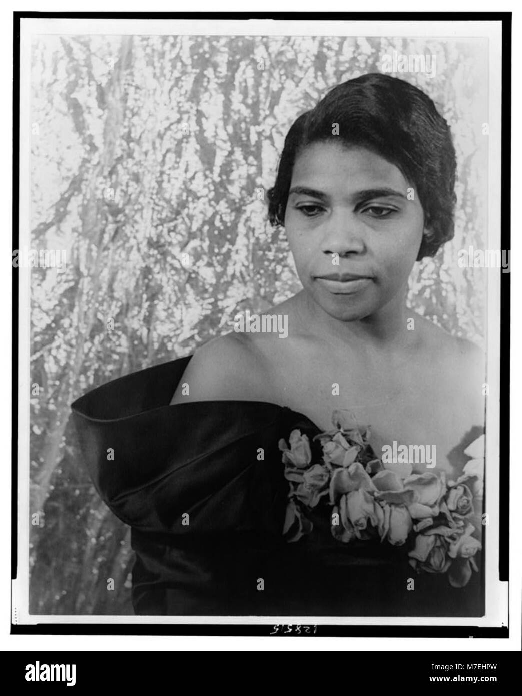 This is a portrait of Marian Anderson, the renowned African American ...