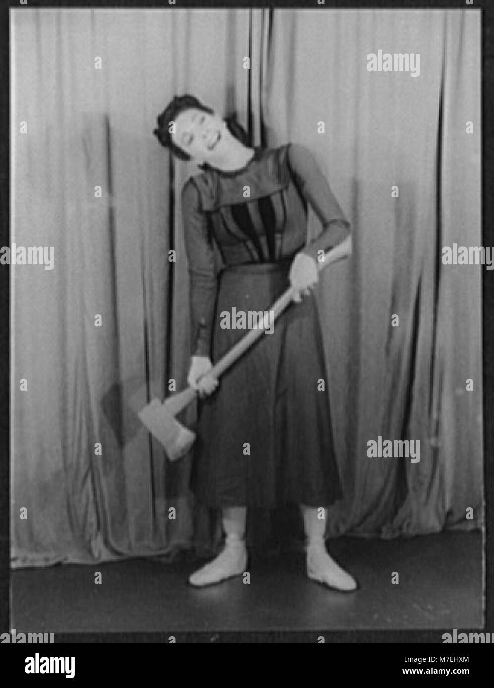 A portrait of Nora Kaye, portraying her in the role from 'Fall River ...