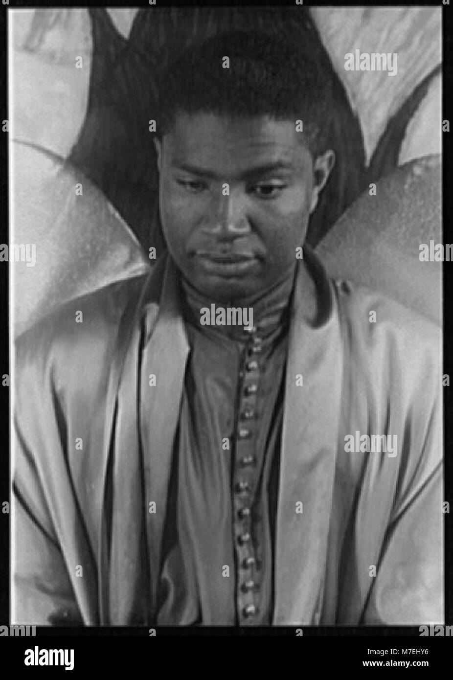 A portrait of actor Ossie Davis portraying Gabriel in the play 'The ...
