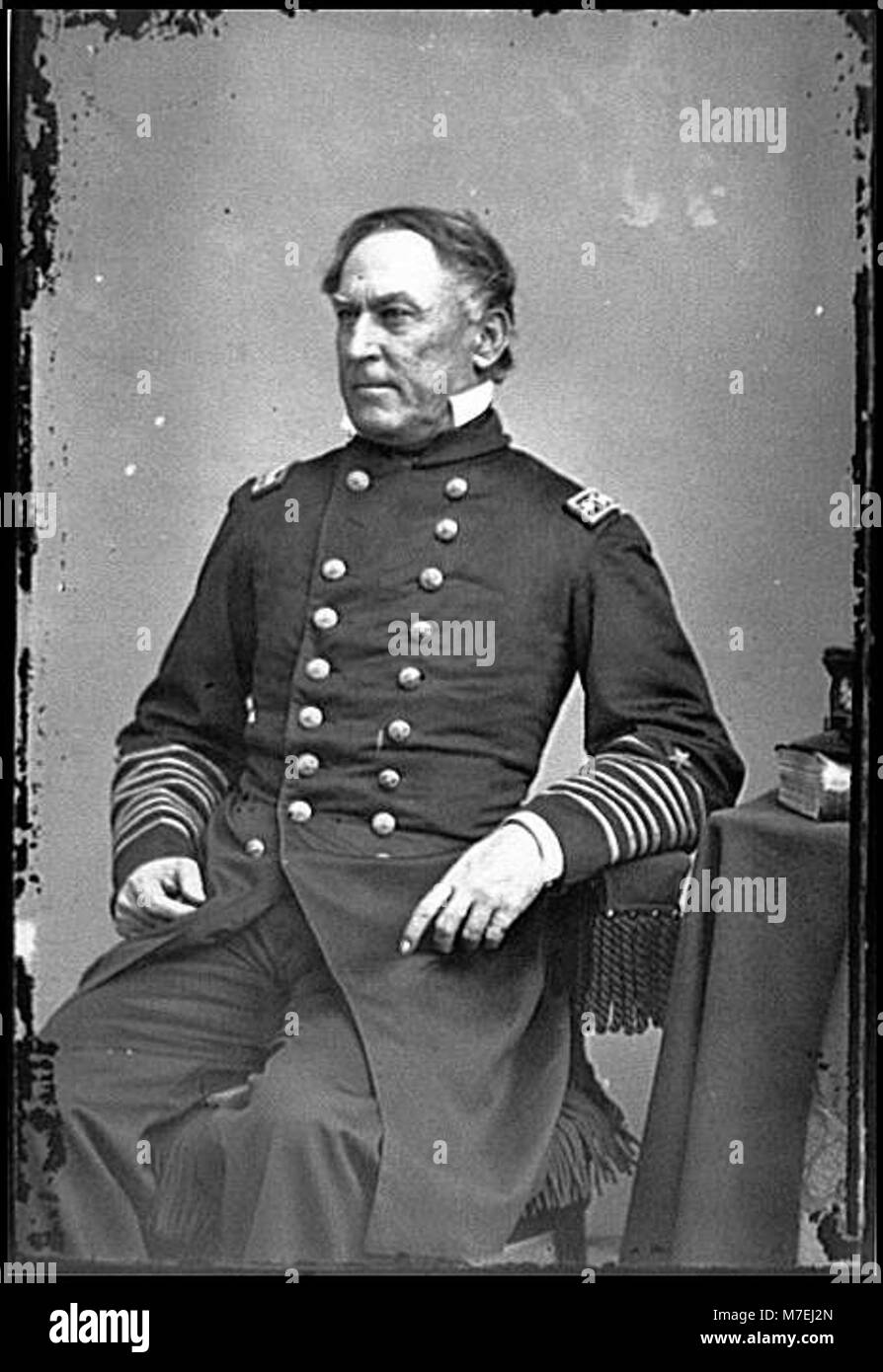 Portrait admiral david farragut hi-res stock photography and images - Alamy