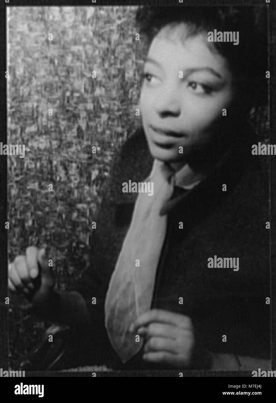 This is a portrait of Ruby Dee, a celebrated American actress, known ...