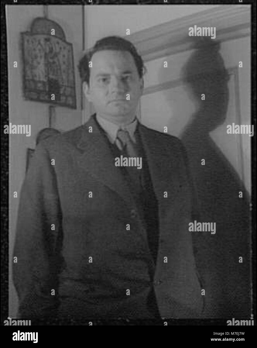 A portrait of Thomas Wolfe, an American novelist, offering a glimpse ...
