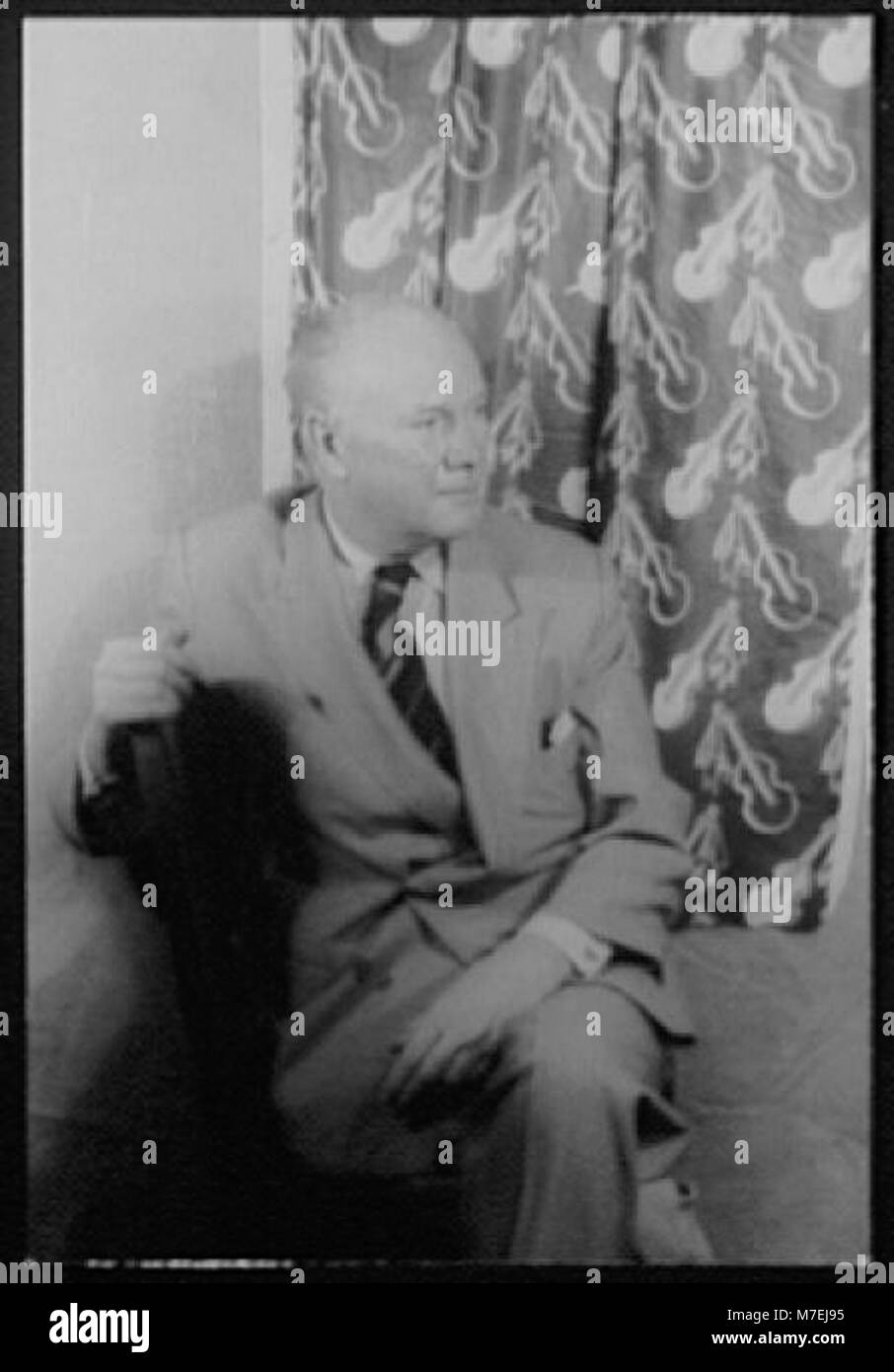 This portrait of Vincent Sheean captures the renowned journalist and ...