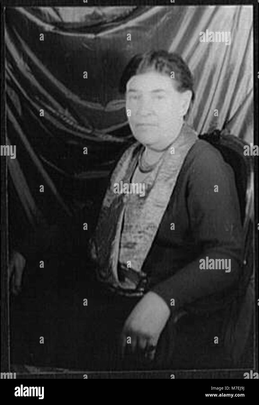 A portrait of Willa Cather, an American author known for her novels ...
