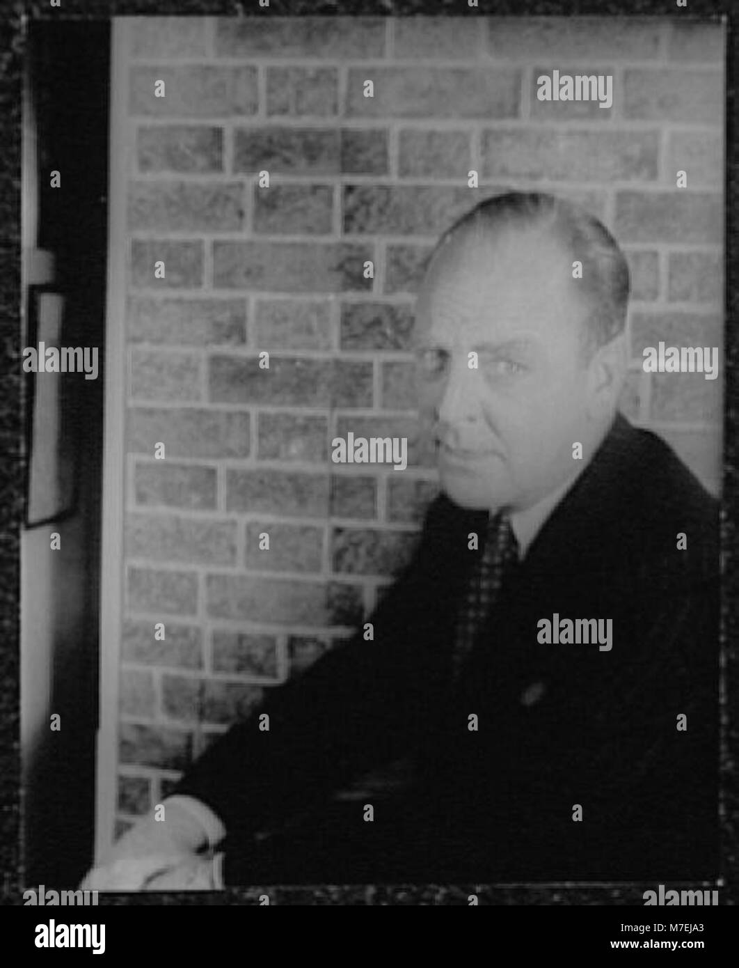 A portrait of William Inge, an American playwright known for works like ...