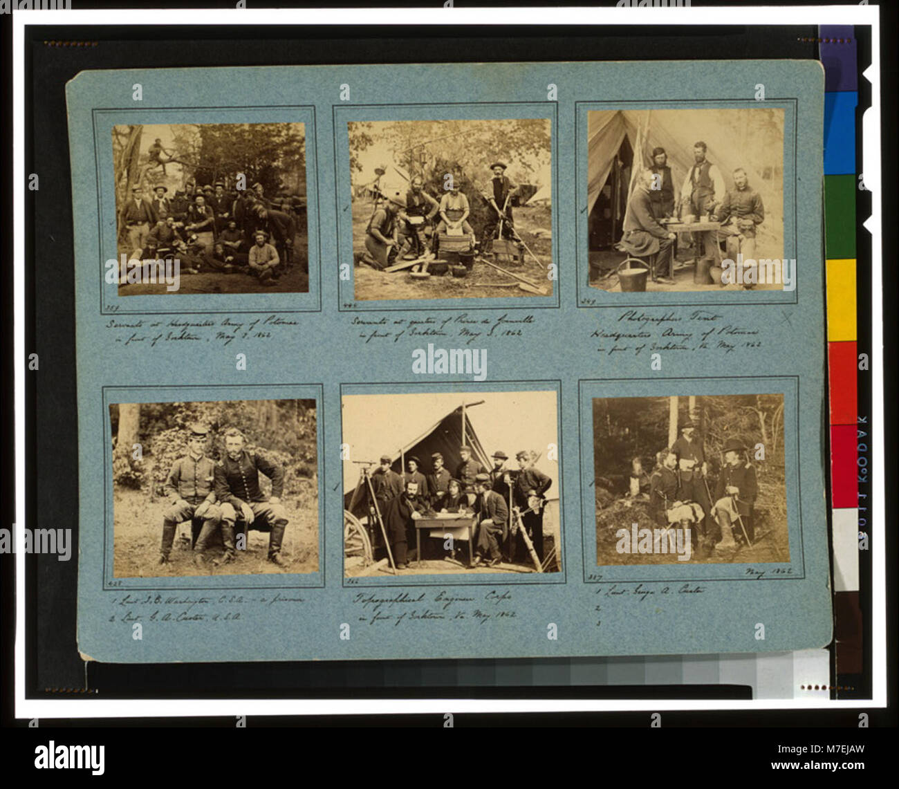 Portrait photographs featuring soldiers, servants, and military ...