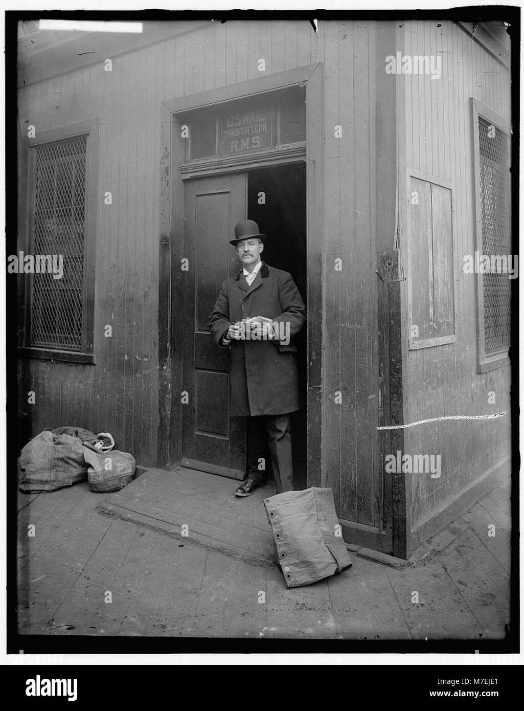 This image shows a historical U.S. post office, illustrating its ...