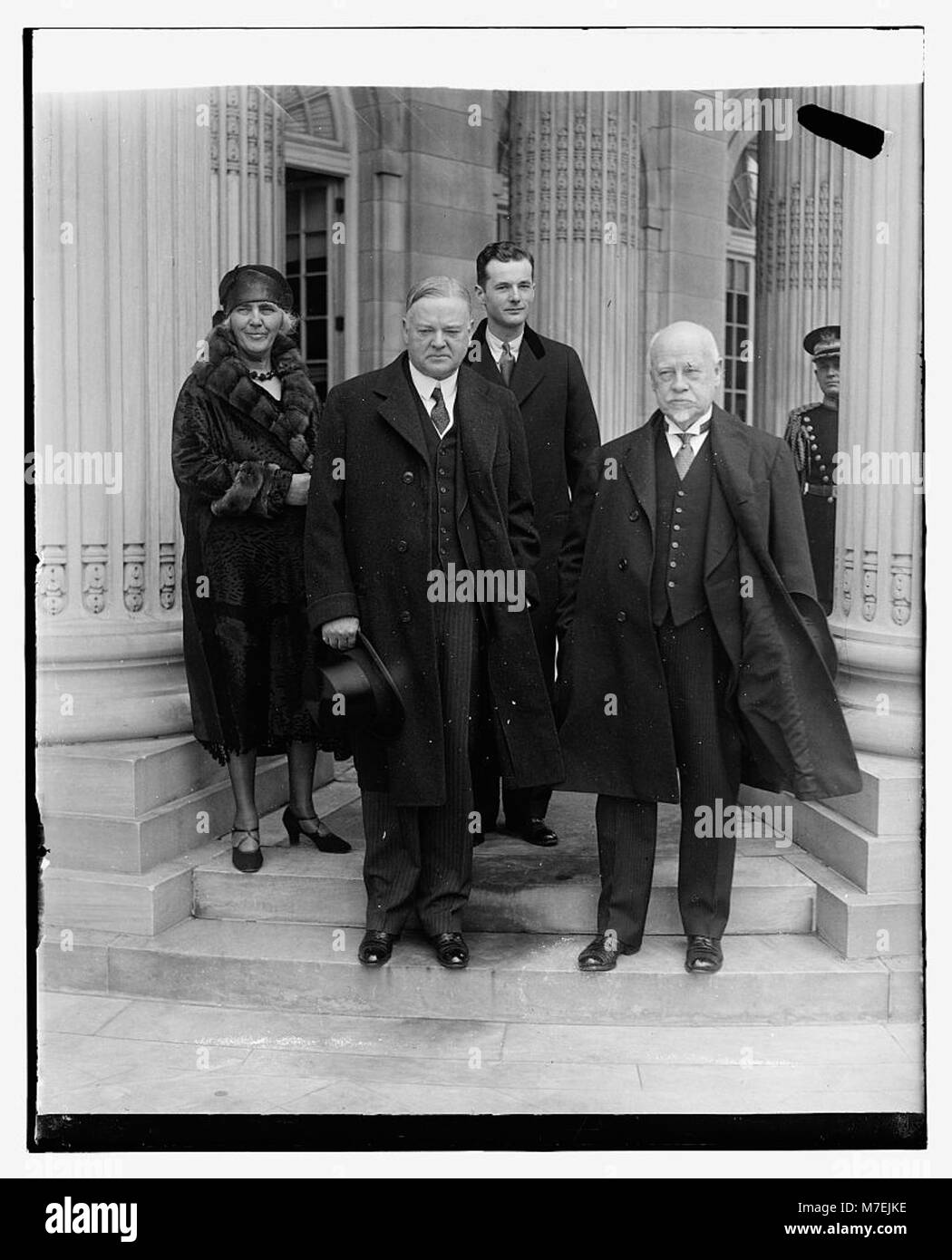 A portrait of President Herbert Hoover, the 31st President of the ...