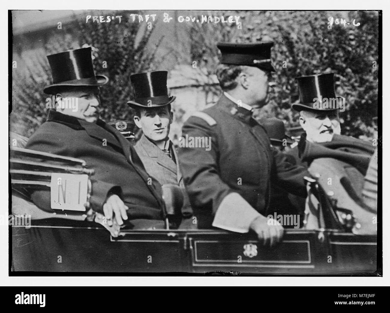President William Howard Taft and Governor Herbert S. Hadley pictured ...