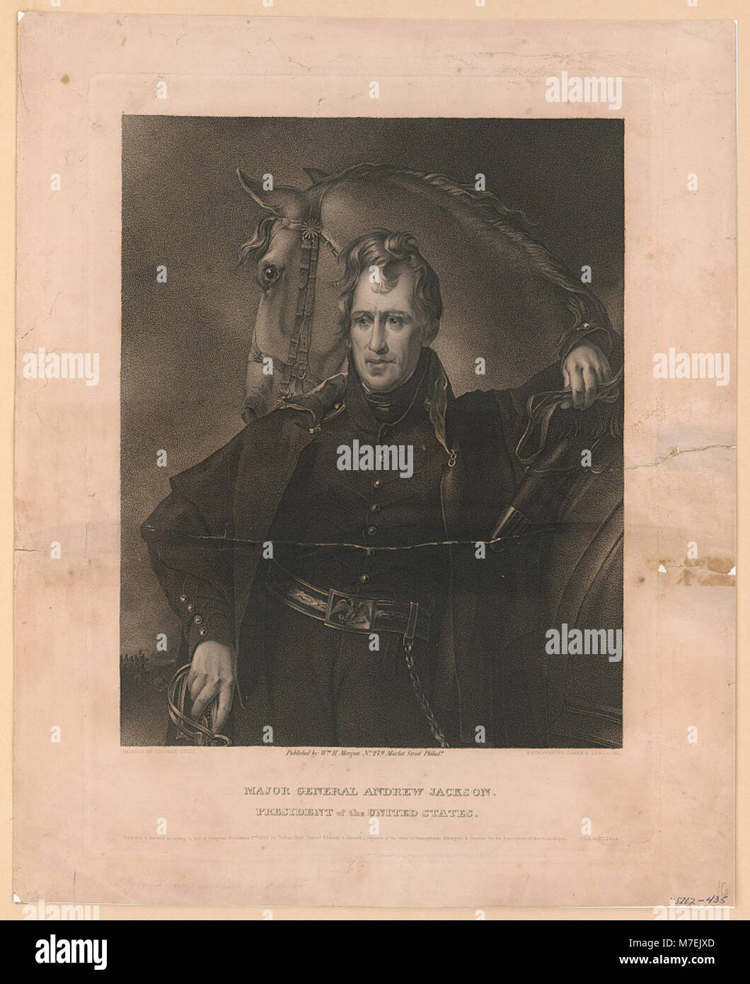 This portrait of Major General Andrew Jackson, painted by Thomas Sully ...