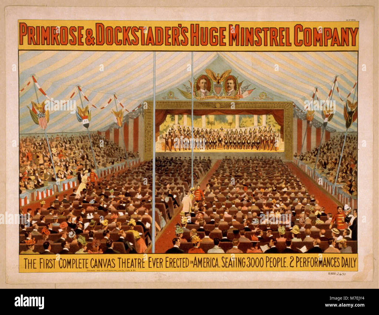 Primrose & Dockstader's Huge Minstrel Company was a famous minstrel ...