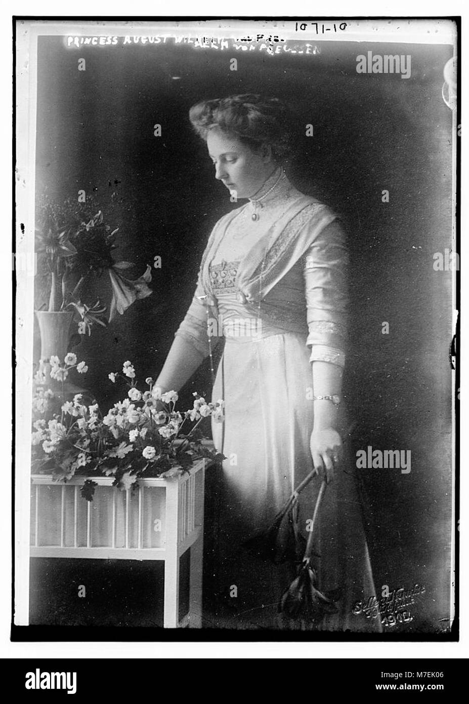 This portrait features Princess August Wilhelm of Prussia, captured by ...