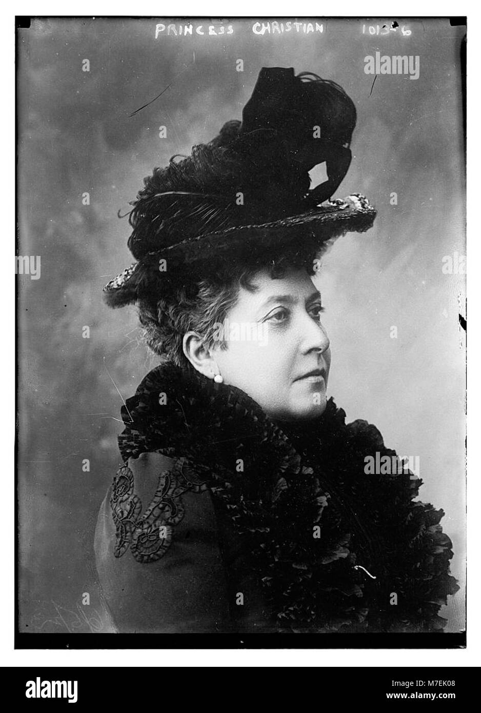 This photograph shows Princess Christian of Schleswig-Holstein, an ...