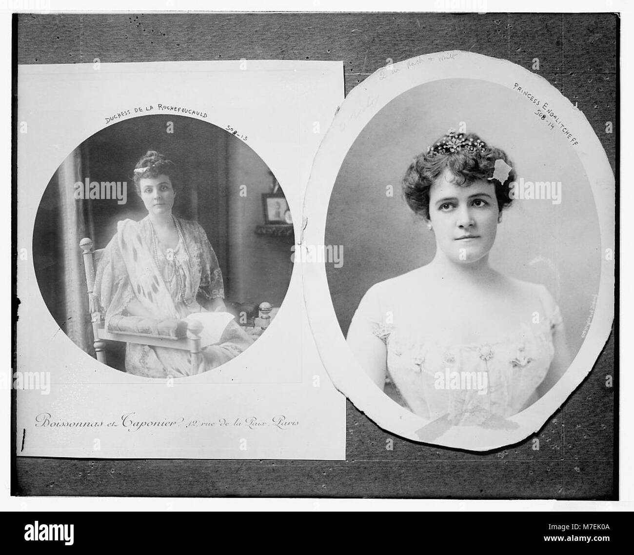 This photograph shows Princess Engalitcheff, a Russian noblewoman known ...