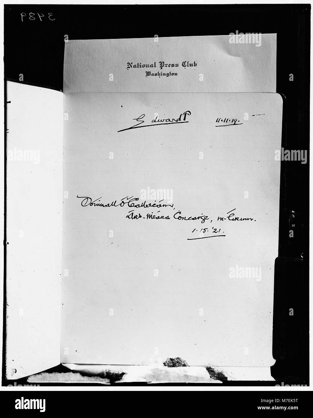 Prince of Wales signature LOC hec.14716 Stock Photo - Alamy