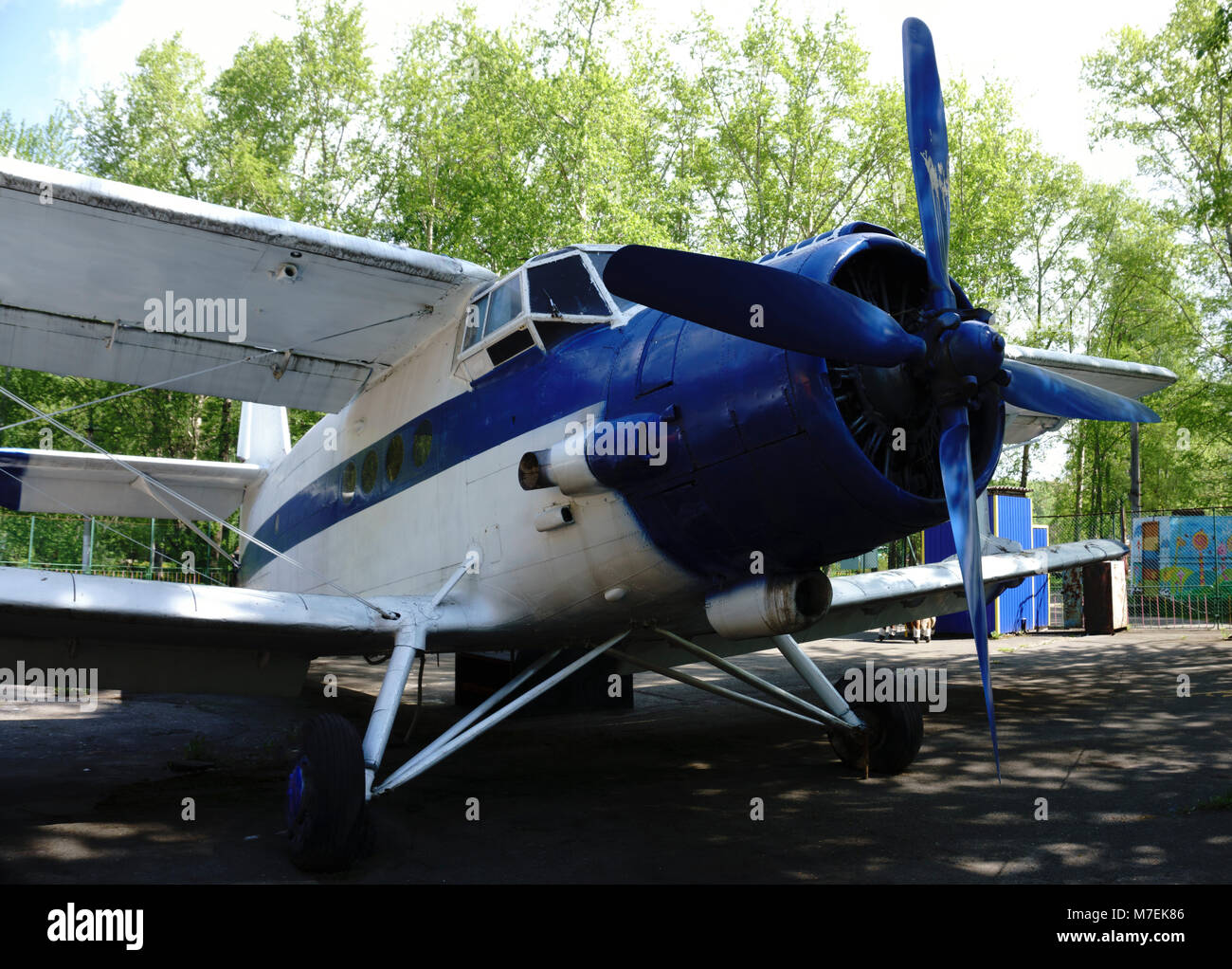 Front nose wheel light aircraft hi-res stock photography and images - Alamy