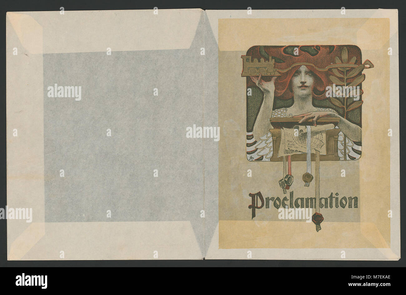 This image displays a proclamation document, highlighting its ...
