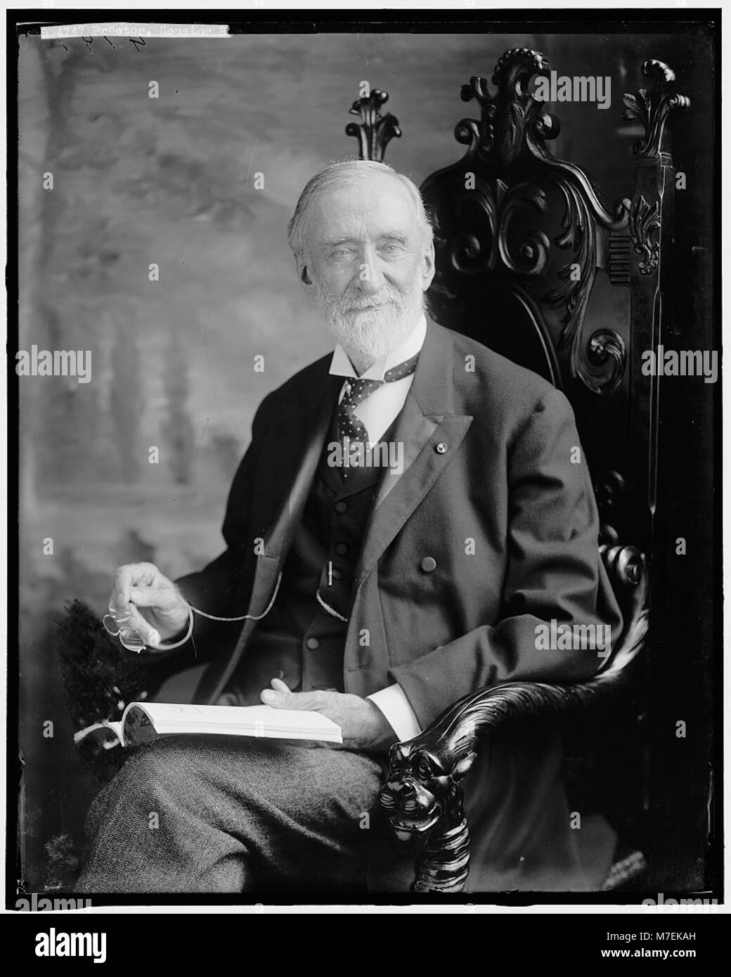 A photograph of Senator R. Proctor, capturing his likeness during his ...