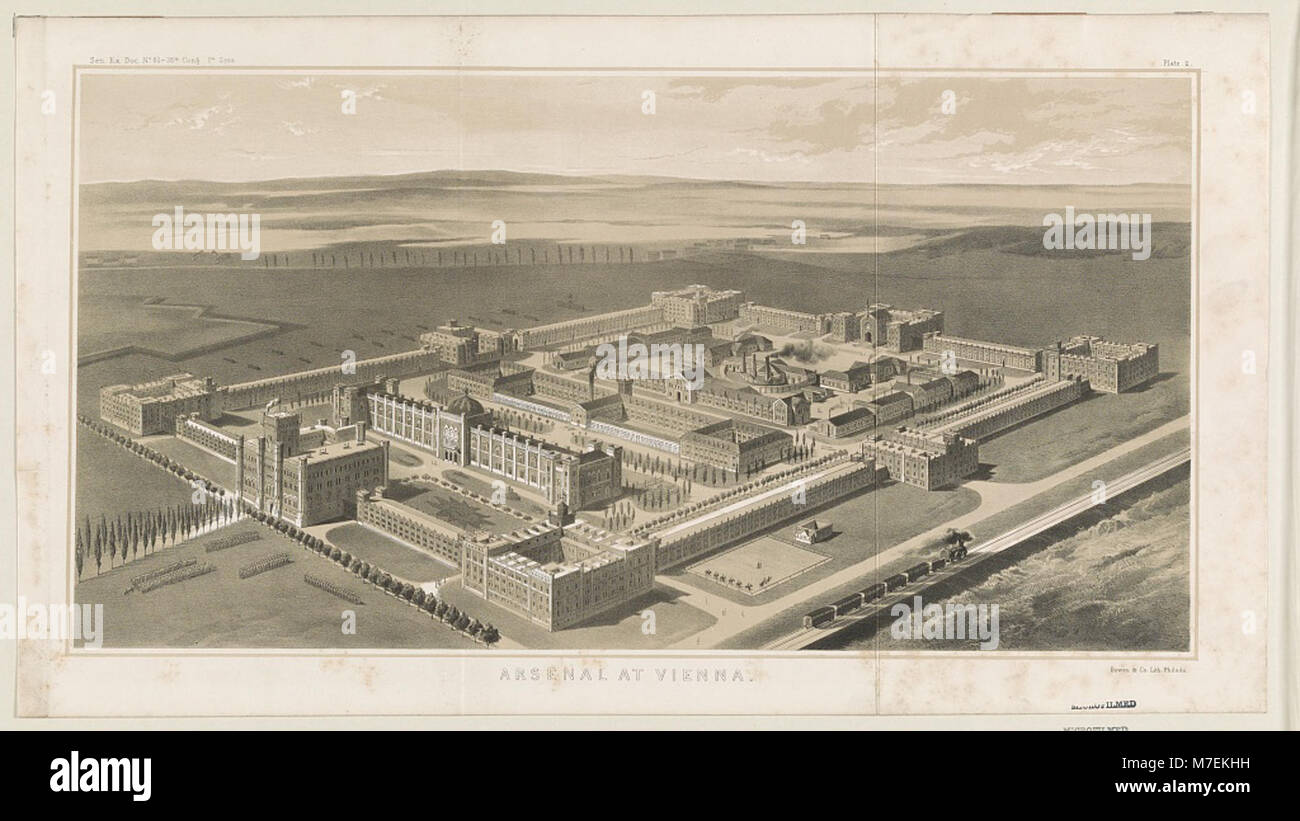 The Arsenal in Vienna, depicted in this photograph, is a significant ...