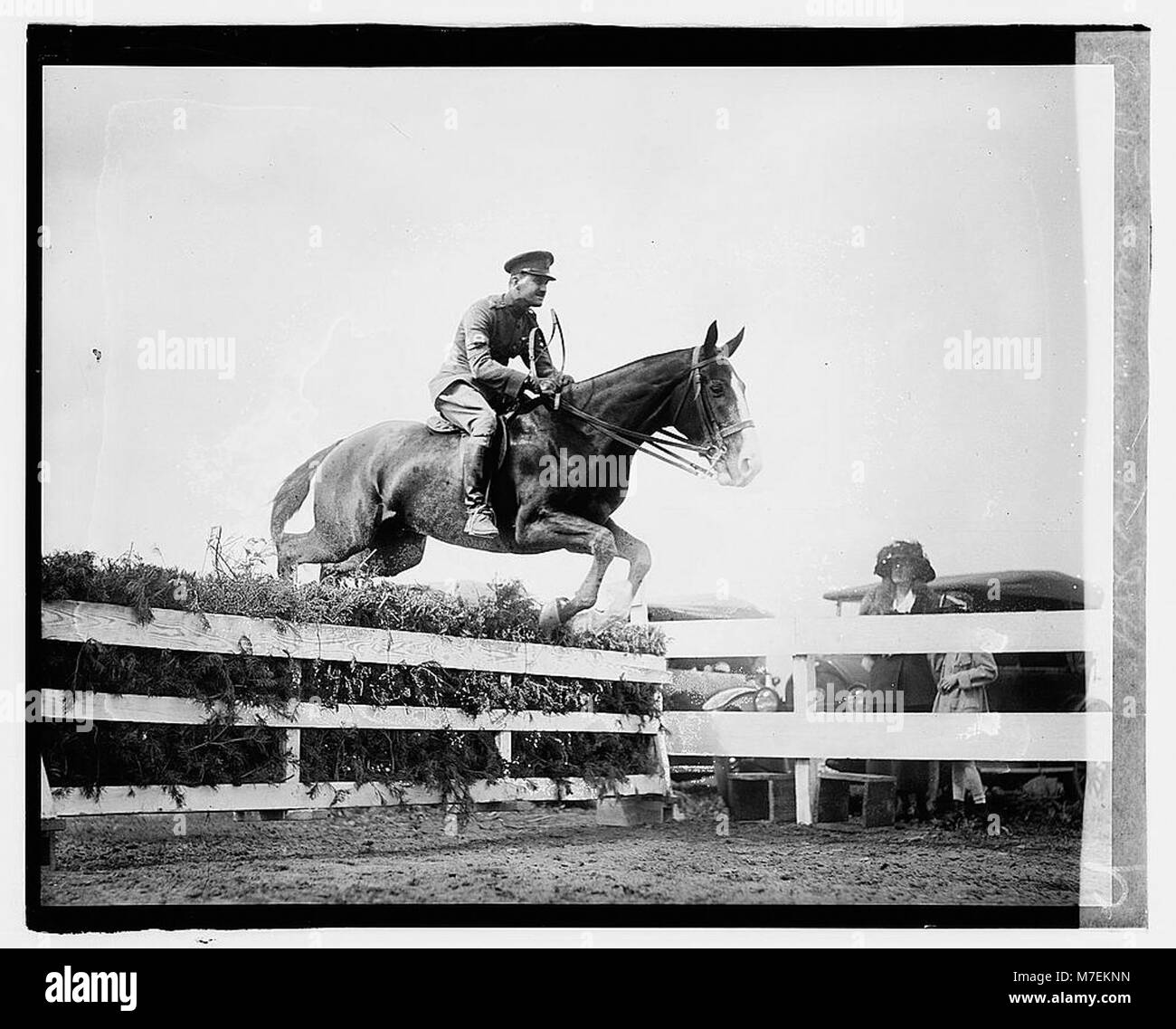 This image depicts Quekemeyer riding a horse named 'Jeff,' showcasing ...