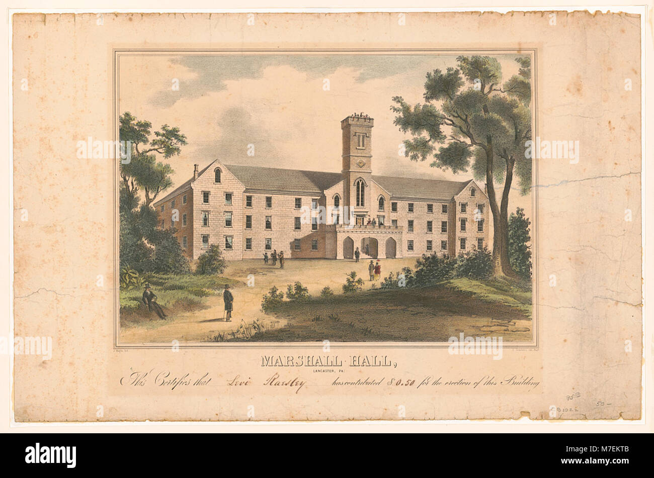 Marshall Hall in Lancaster, Pennsylvania, is a notable building in the ...
