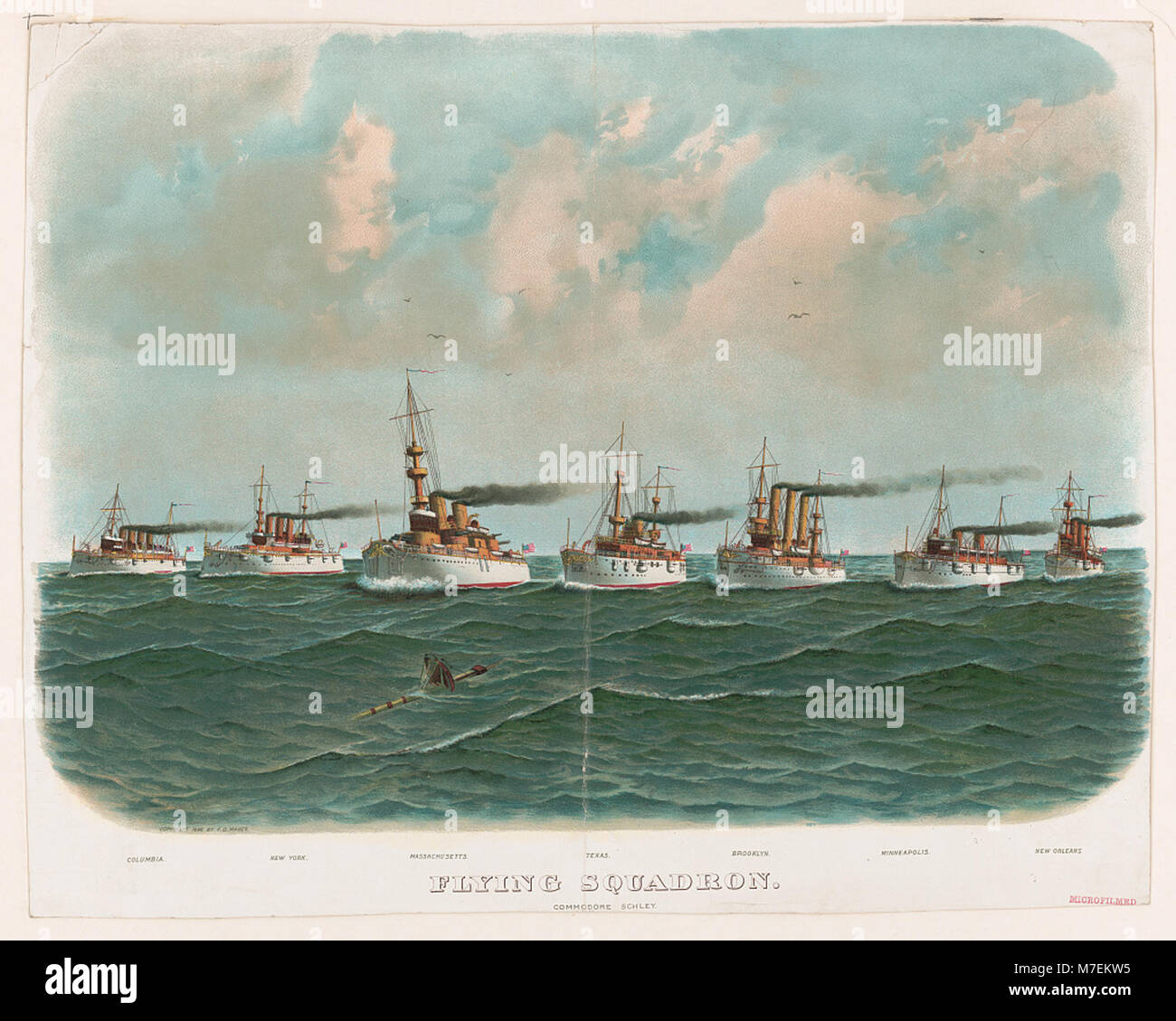 A historic image of a flying squadron, possibly military, showcasing ...