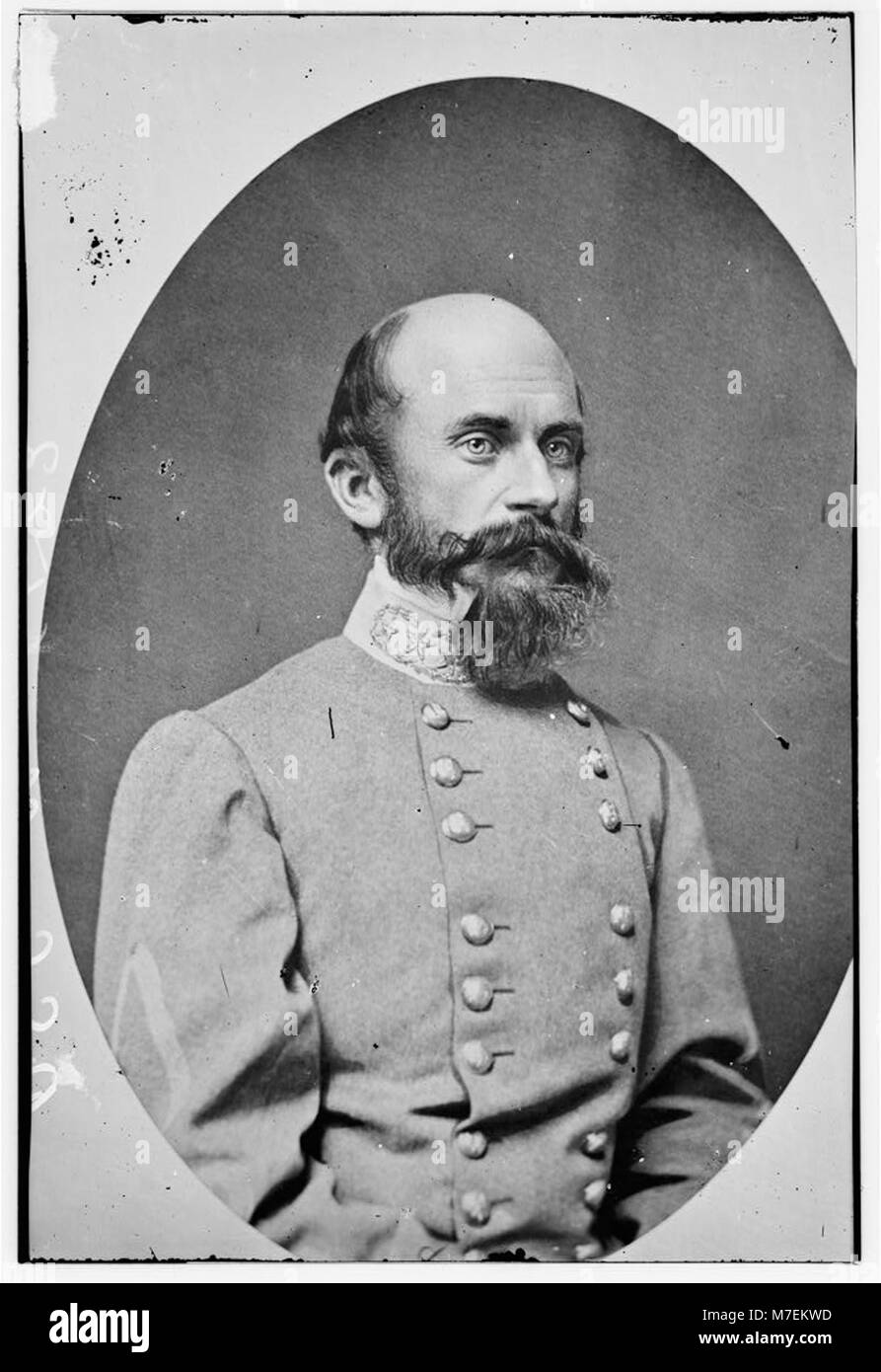 A portrait of Confederate General R.S. Ewell, captured during or after ...