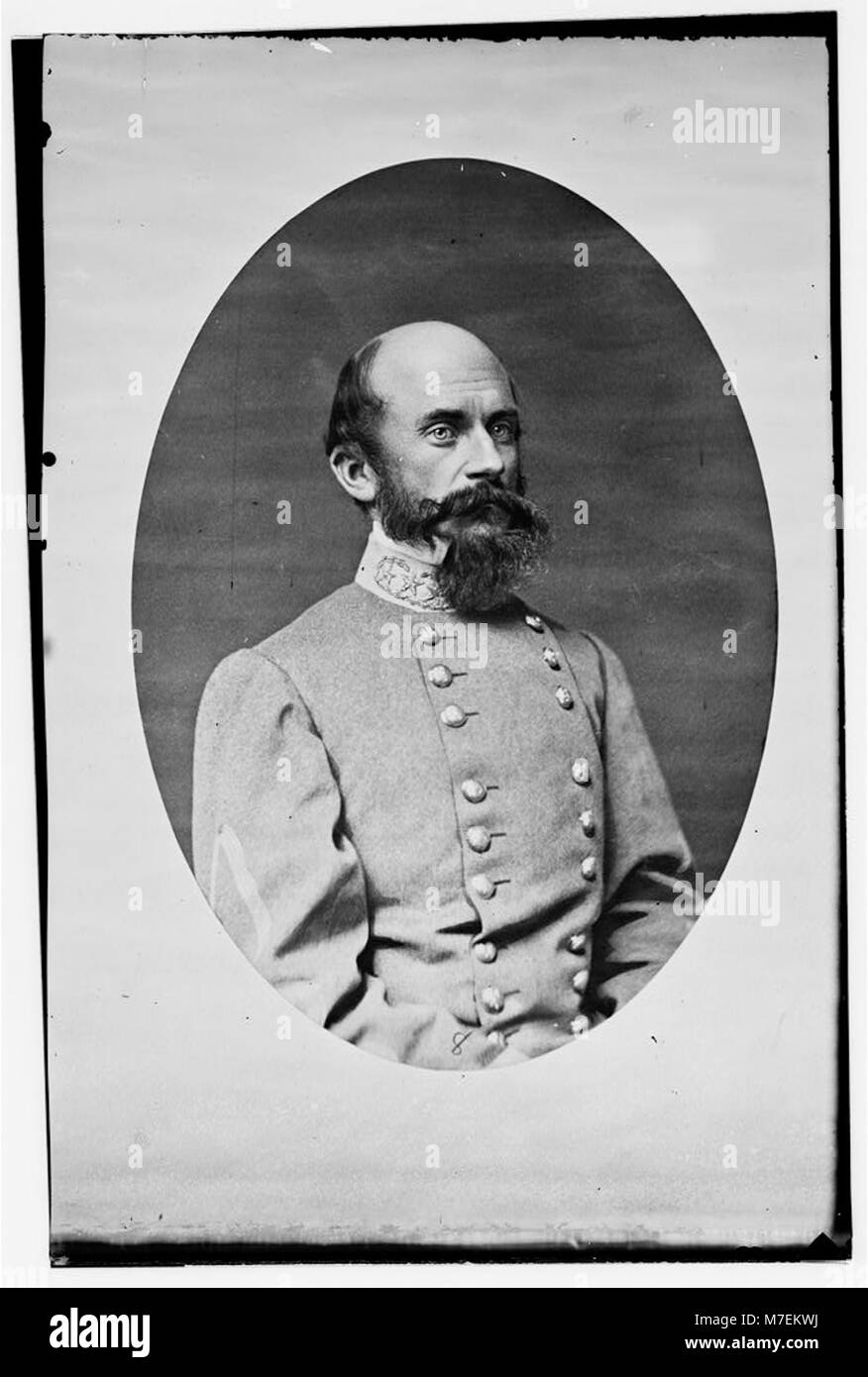 A portrait of Robert S. Ewell, a Confederate Army officer during the ...