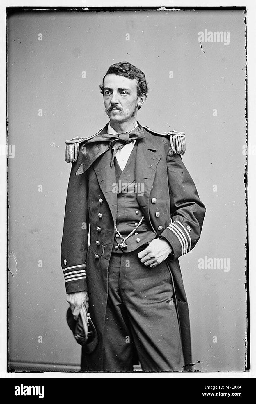 A portrait of R.W. Meade, a member of the United States Navy. The image ...