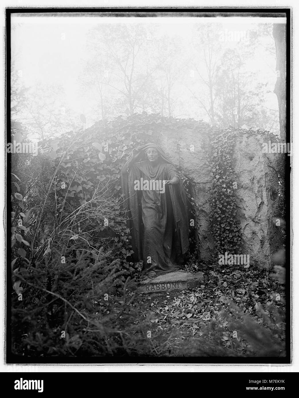 A photograph of the Rabboni statue, which is known for its artistic ...