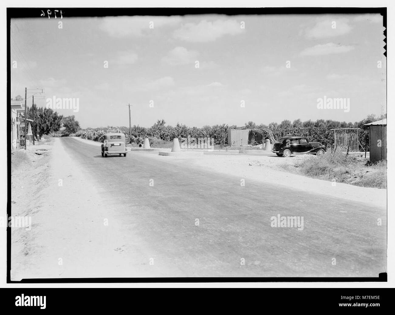 A historical view of the junction of Lydda and Jaffa roads, west of ...