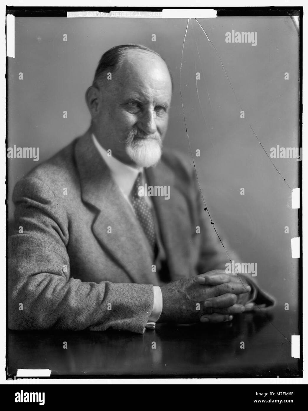 The image features Joseph E. Ransdell, a U.S. Senator, cataloged under ...