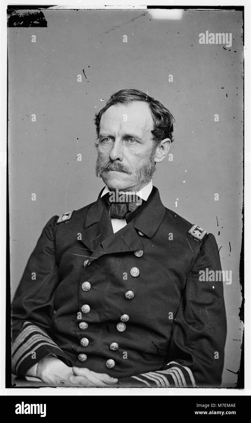 A portrait of Rear Admiral J.A. Dahlgren, a prominent officer in the ...
