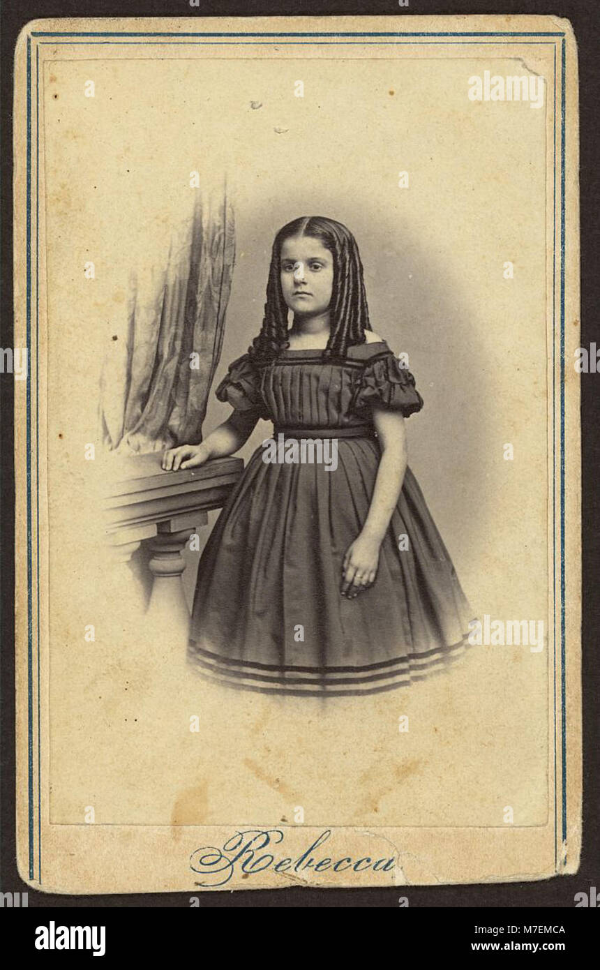 A portrait of a woman named Rebecca, taken by photographer M. H ...