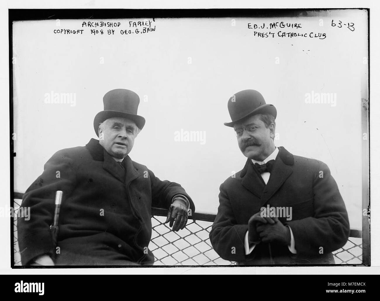 A photograph capturing a reception for Cardinal Logue, attended by ...