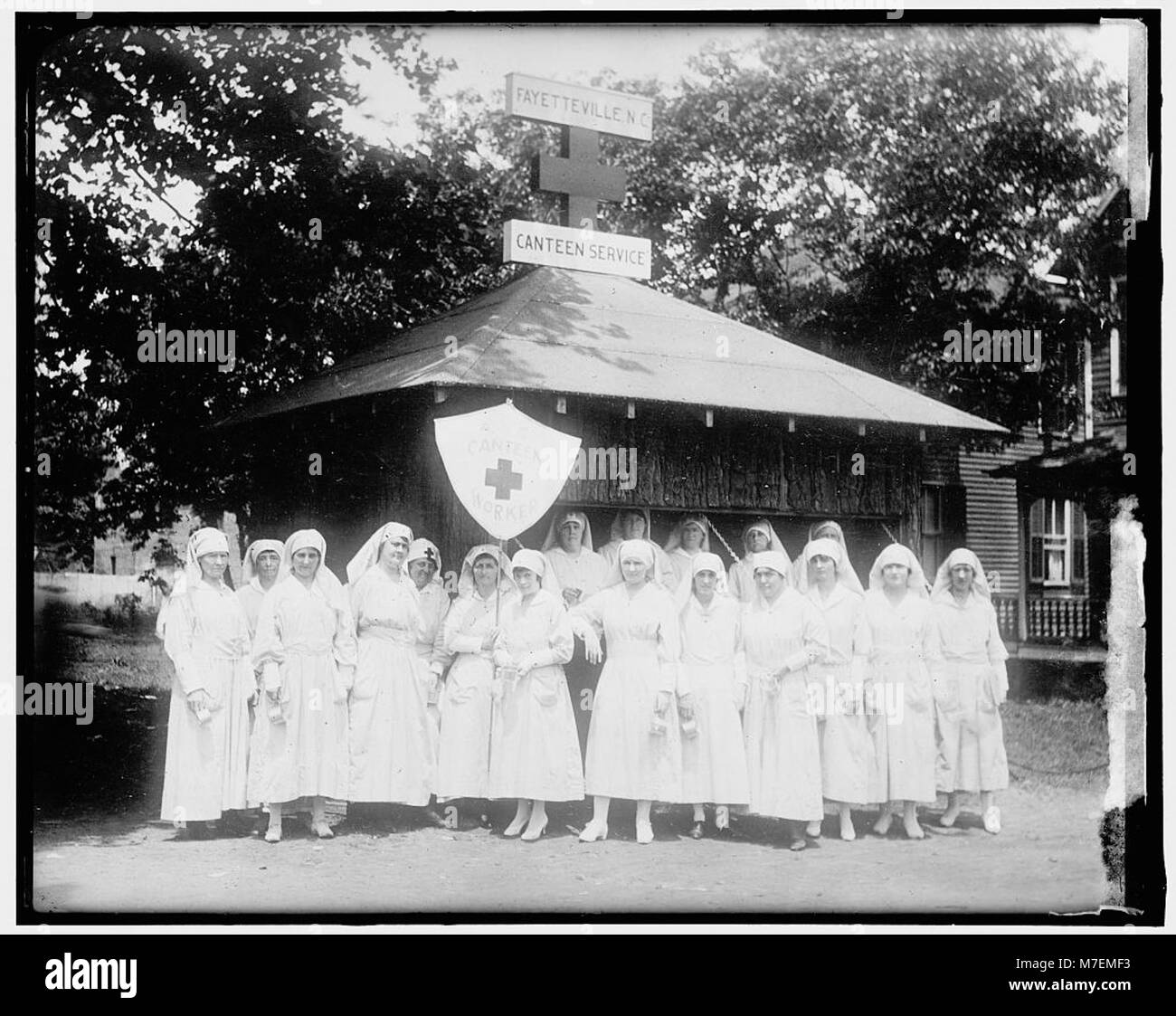 Red cross canteen Black and White Stock Photos & Images - Alamy