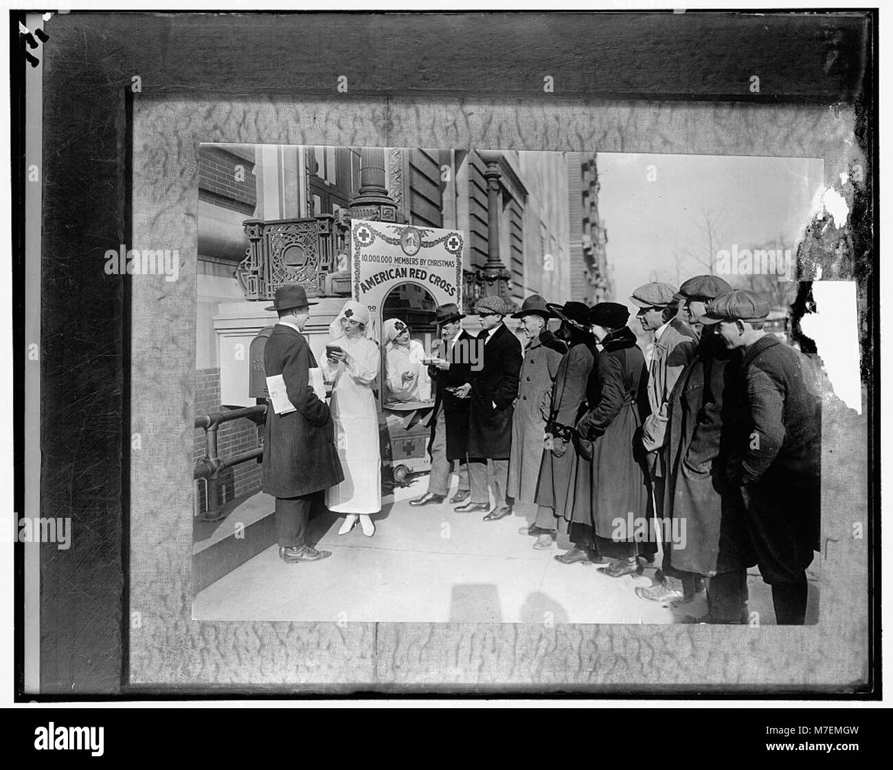 A photograph showcasing the Red Cross, an organization known for its ...