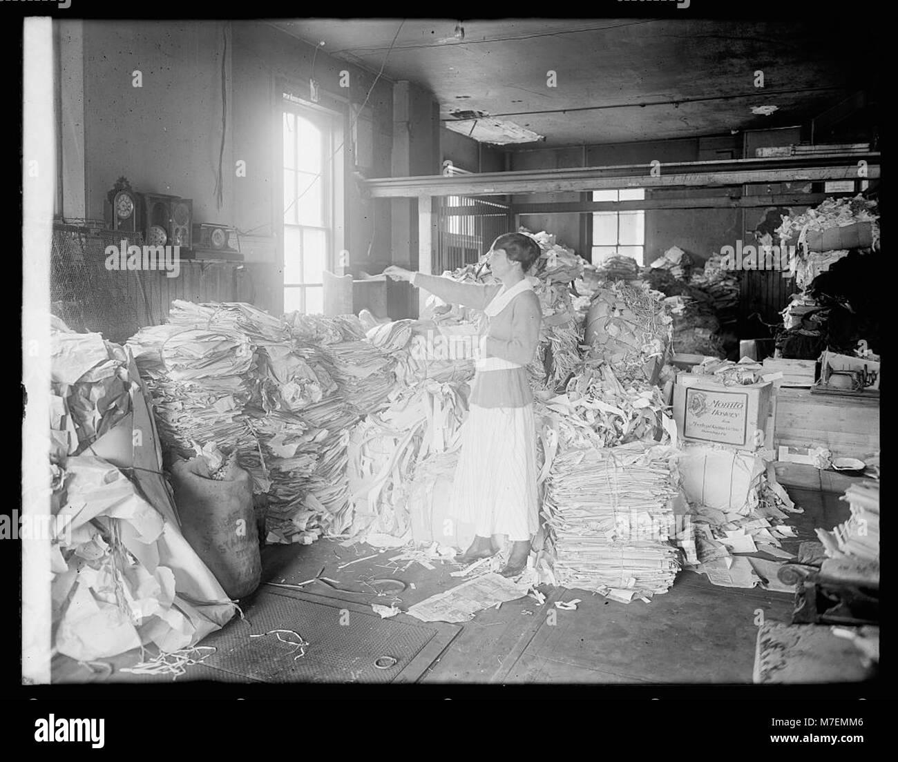 The Red Cross salvage operation during a disaster relief effort is ...