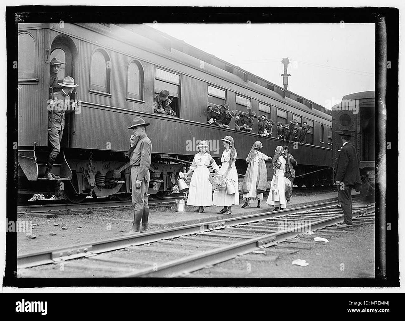 Relief train Black and White Stock Photos & Images - Alamy