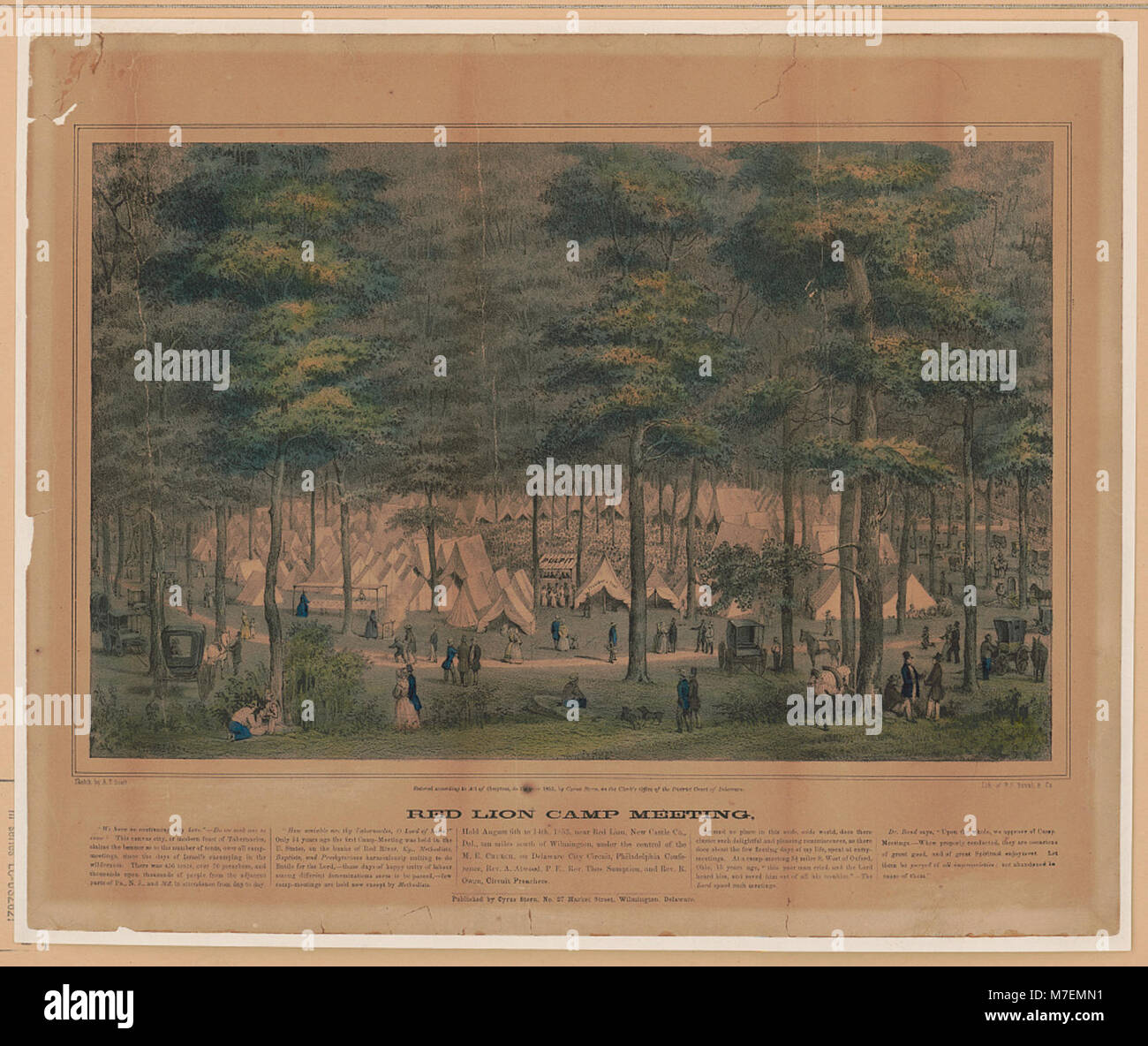 1800s camp meeting church hi-res stock photography and images - Alamy