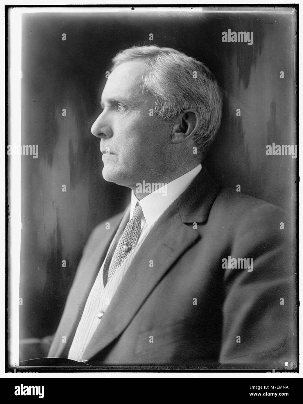 A formal portrait of J.A. Reed, U.S. Senator. The image reflects his ...