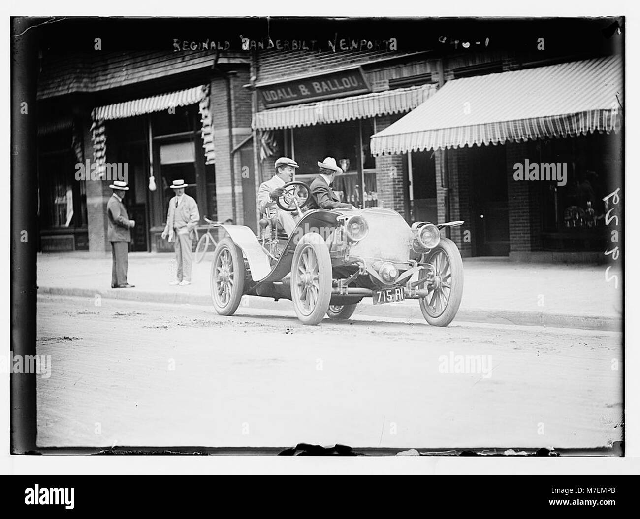 This photograph shows Reginald Vanderbilt, a prominent American figure ...